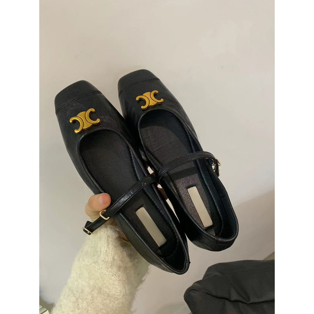 Jual Sepatu Mary Jane dengan gesper logam/sepatu kulit kecil dengan ...