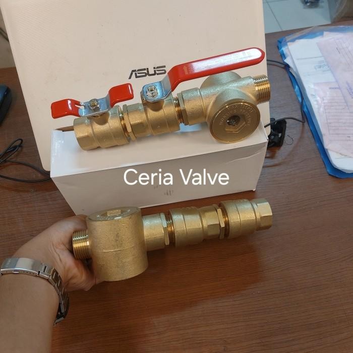 Jual Test Drain Valve Sight Glass 1" inchi /Test drain Valve 1" DN-25 ...