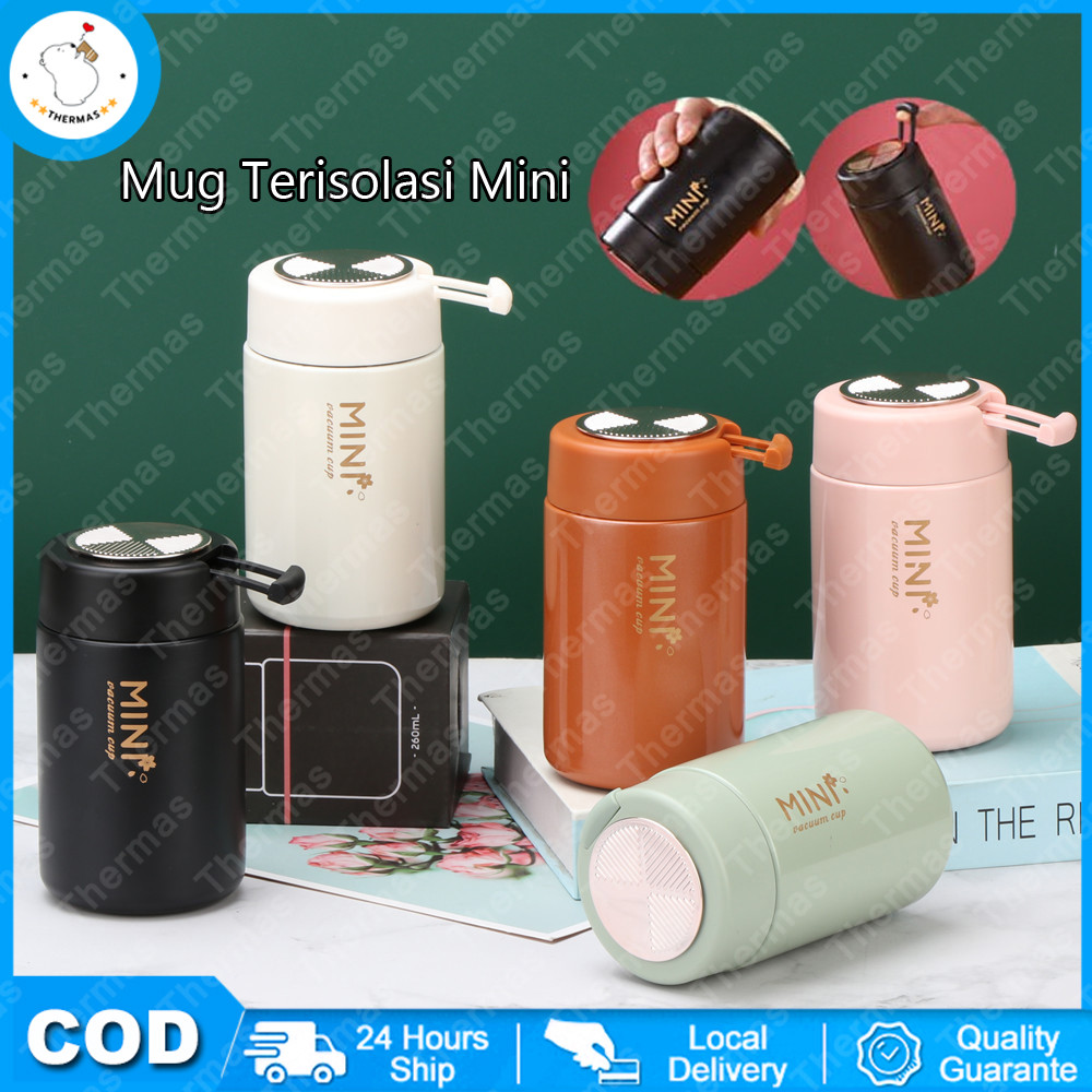 Jual 260ml termos termos stainless steel 304 termos termos vakum mini ...