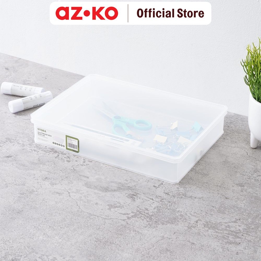 Jual AZKO Stora 33 X 24 X 6 cm Kotak Penyimpanan Dengan Tutup Kotak ...