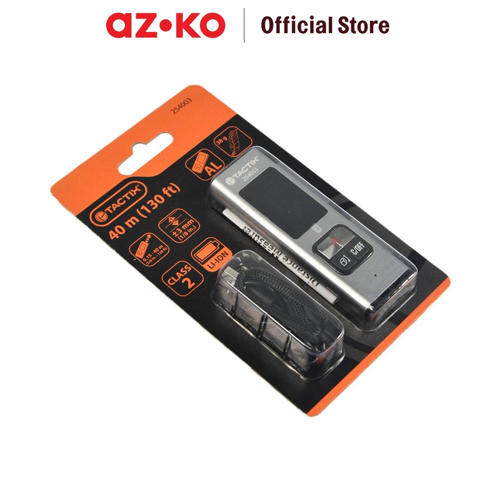 Jual AZKO Tactix 40 mtr Meteran Laser Digital - Hitam Alat Pengukur ...