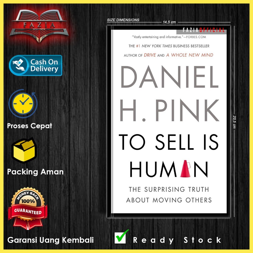 Jual To Sell Is Human by Daniel H. Pink (English/Indonesia) | Shopee ...