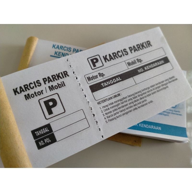 Jual Karcis Parkir Kendaraan Bermotor Banyak Pilihan | Shopee Indonesia