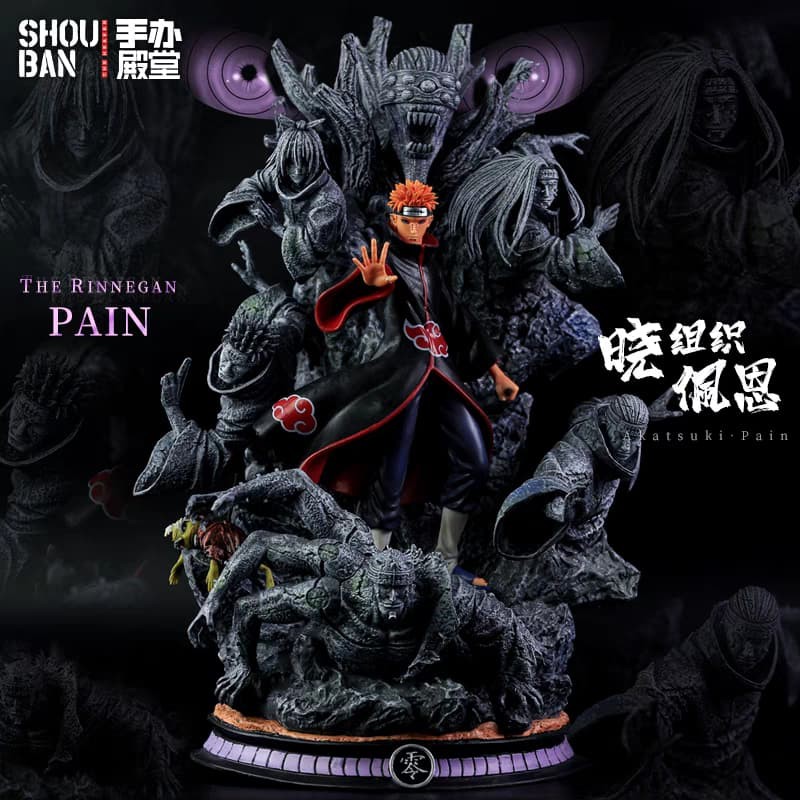 Jual Patung Anime Action Figure Naruto Pain Six Paths Akatsuki Big Size ...