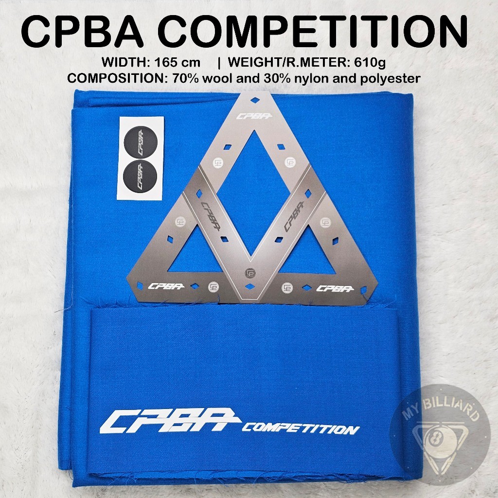 Jual Kain Laken CPBA Competition Electric Blue - Biru 9 feet meja ...