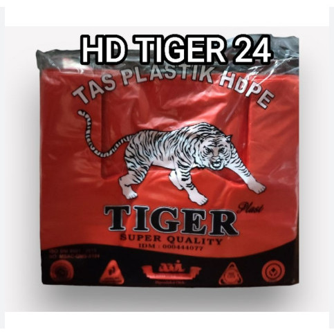 Jual (5 pack)Plastik Tiger 24 Merah - PLASTIK KANTONG KRESEK HDPE MERAH ...
