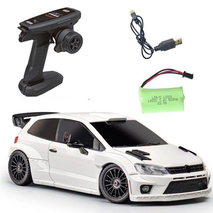 Jual LDRC 2801 VW POLO R 7.4V 2s Battery Version RTR 1/28 2.4G 4WD RC ...