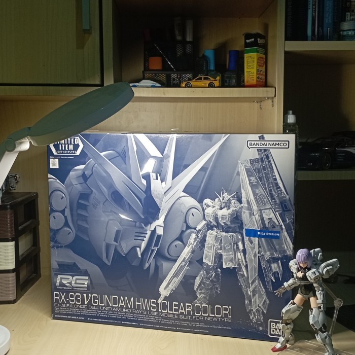 Jual RG 1/144 NU Gundam HWS Clear color Premium Bandai | Shopee Indonesia