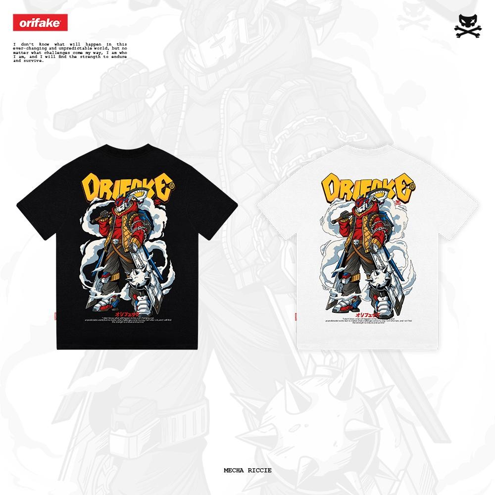 Jual Orifake - T-Shirt Mecha Riccie 200gsm | Shopee Indonesia