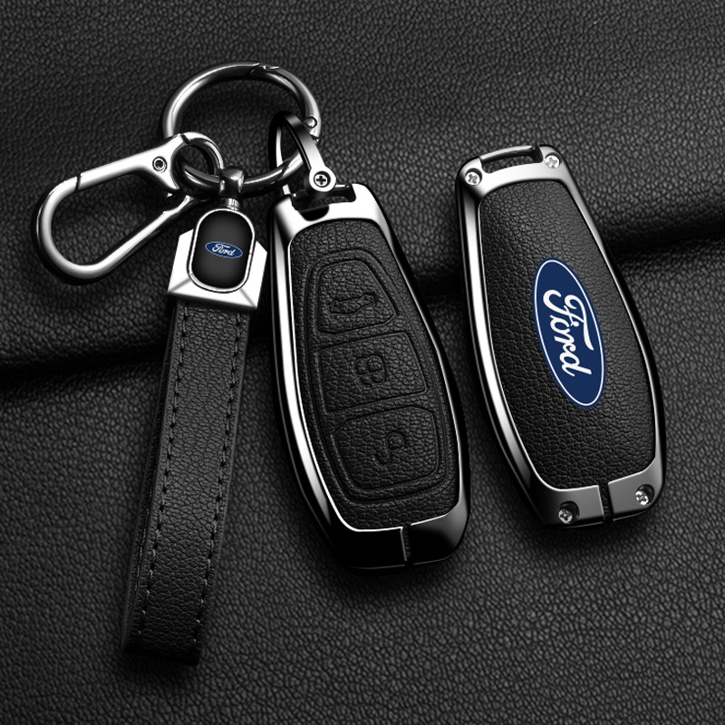 Jual New Alloy 3 Buttons New Car Key Cover Case Shell Fob For Ford ...