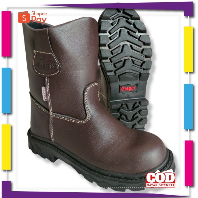 Jual [PREMIUM ORIGINAL] Sepatu Safety Boots KING Gregor Pria Wanita ...