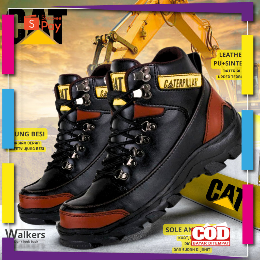 Jual [PREMIUM ORIGINAL] Sepatu Safety Pria Caterpillar Steel Toe ...