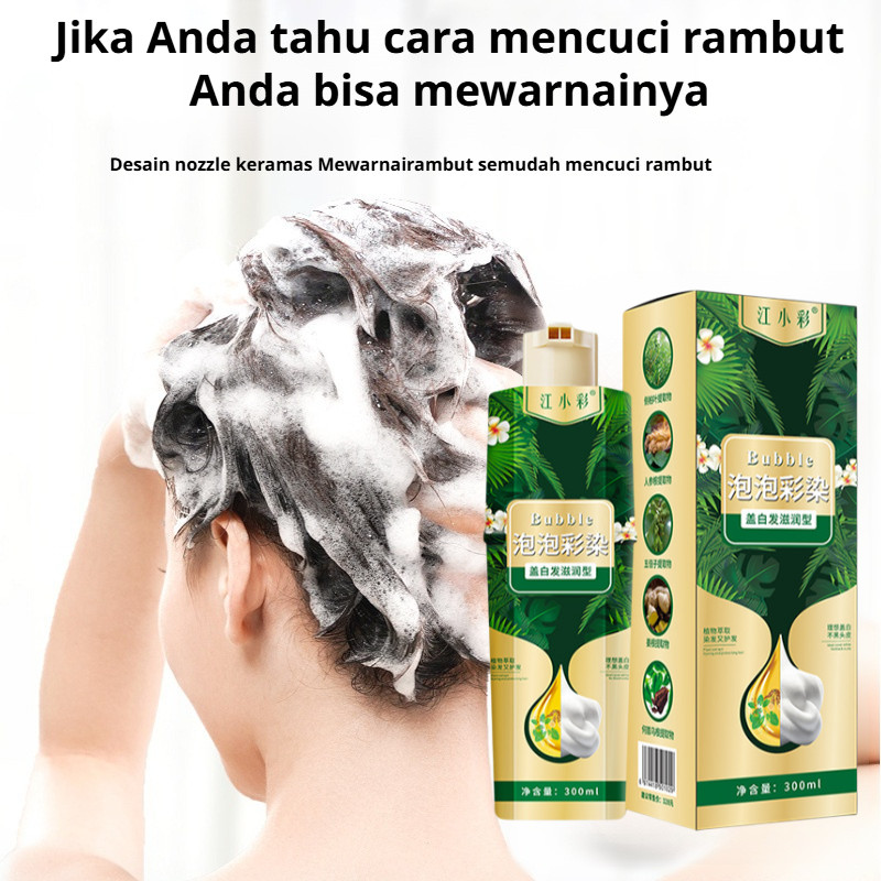 Jual 【Kirim Dalam 24 Jam】Bubble Hair Color/Cat Rambut Shampoo Warna/Cat ...