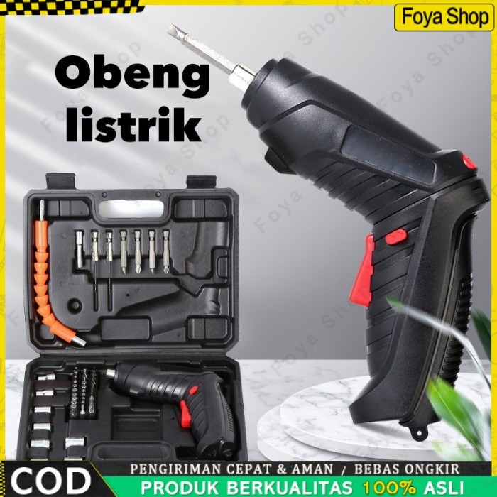 Jual COD 48 In 1 Mesin Cordless Screwdriver Obeng Listrik Set 4.2V ...