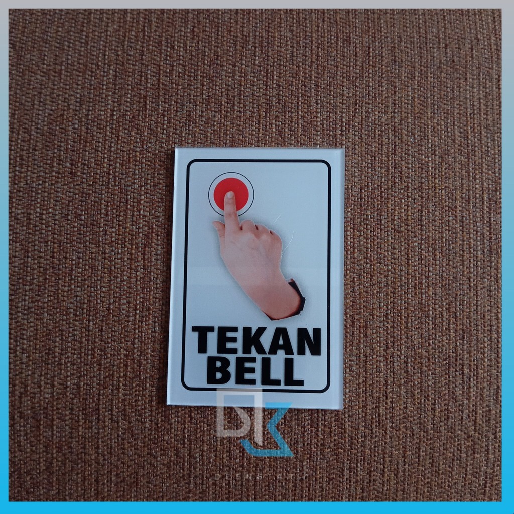 Jual AkrilikTekan Bel, Akrilik Pencet Bel, Akrilik Mini | Shopee Indonesia