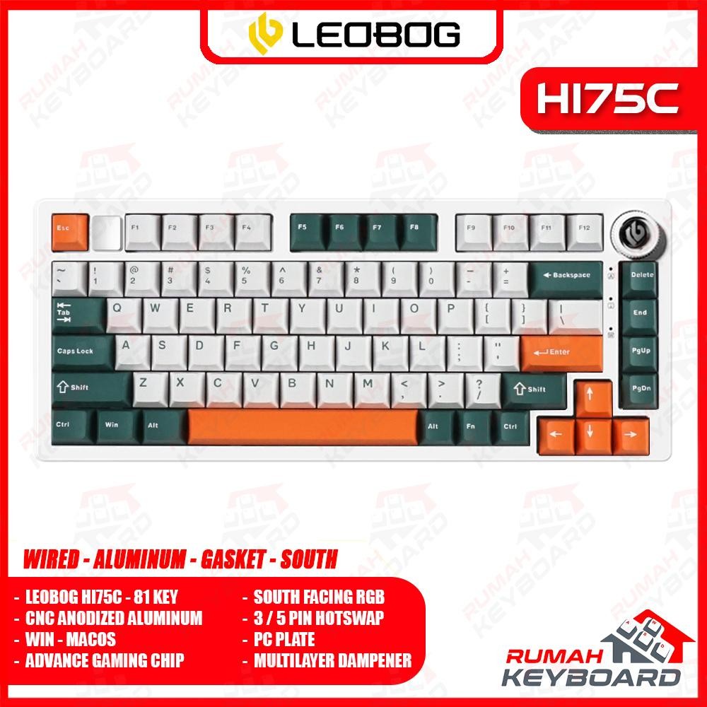Jual LEOBOG HI75C - 75% - Wired - Aluminum - Gasket Mount - Flex Cut - South RGB - Hotswap ...