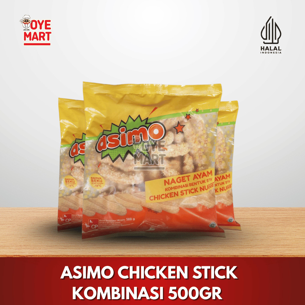 Jual ASIMO CHICKEN STICK KOMBINASI 500GR / NAGET AYAM BERBENTUK STIK ...