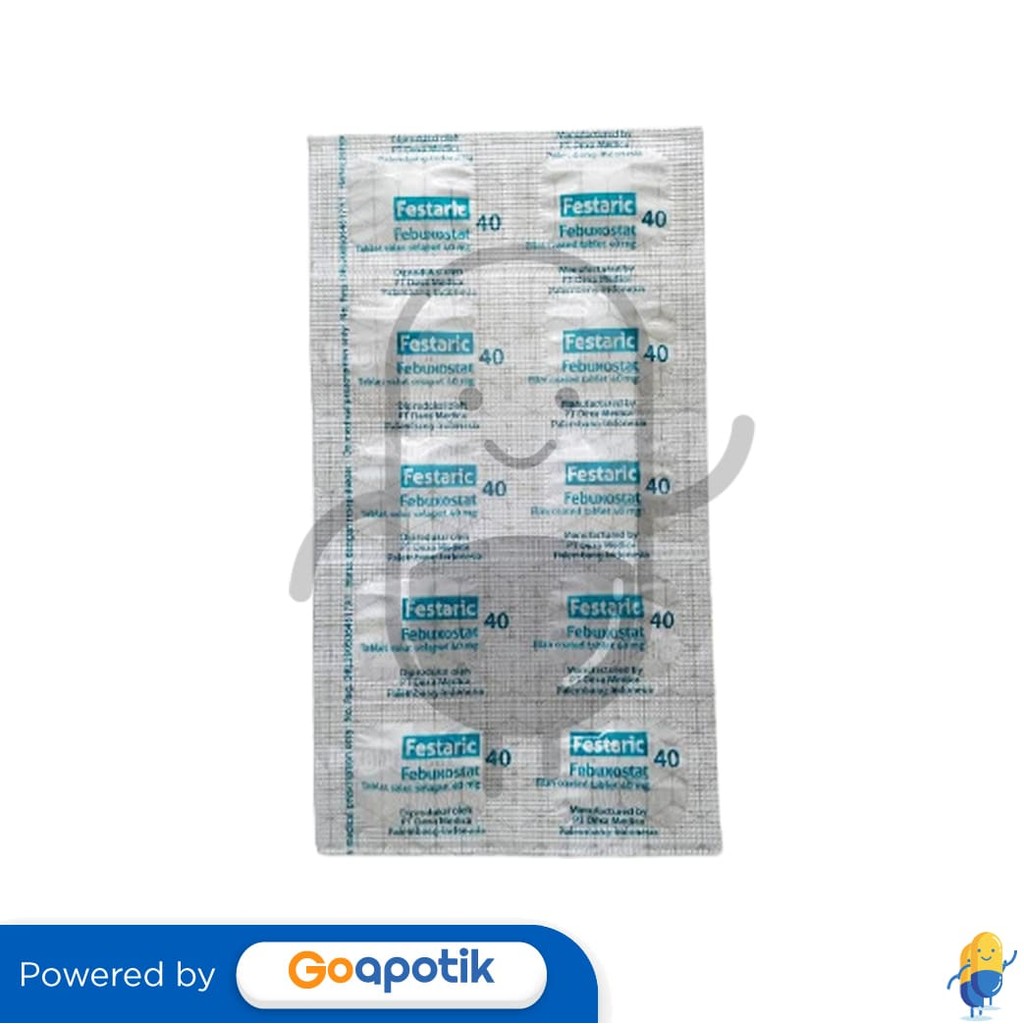 Jual Festaric 40 Mg Strip 10 Tablet | Shopee Indonesia