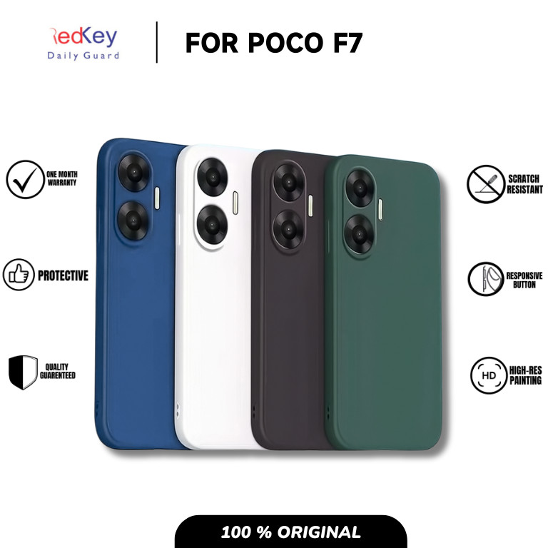 Jual Case Xiaomi Poco F7 Liquid Silicone Mircrofiber Casing | Shopee ...