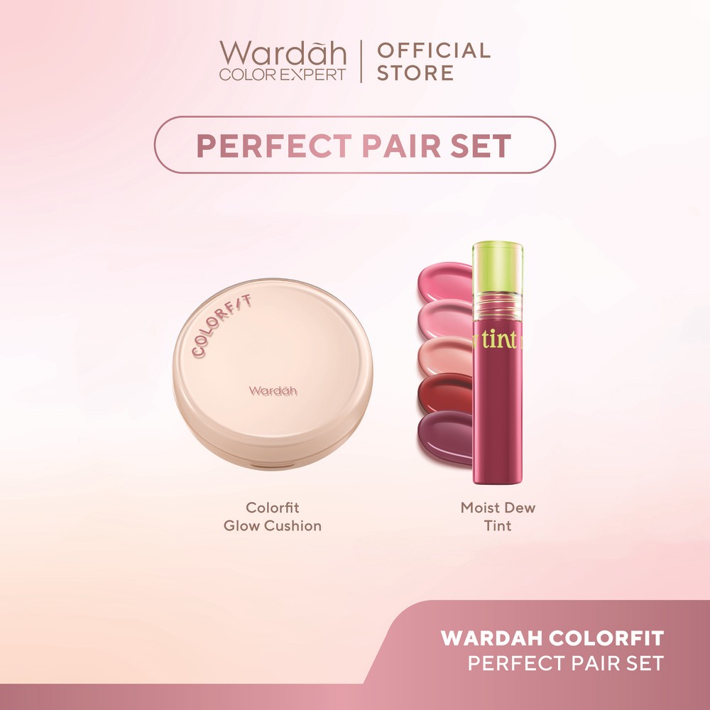 Jual WARDAH Paket Perfect Pair Set - Colorfit Perfect Glow Cushion ...