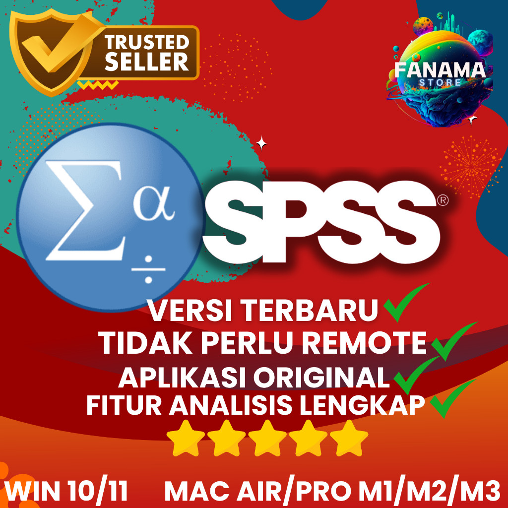 Jual (MAC & WIN) SPSS Statistik 29 30 Terbaru FULLVERSION BERGARANSI | Shopee Indonesia