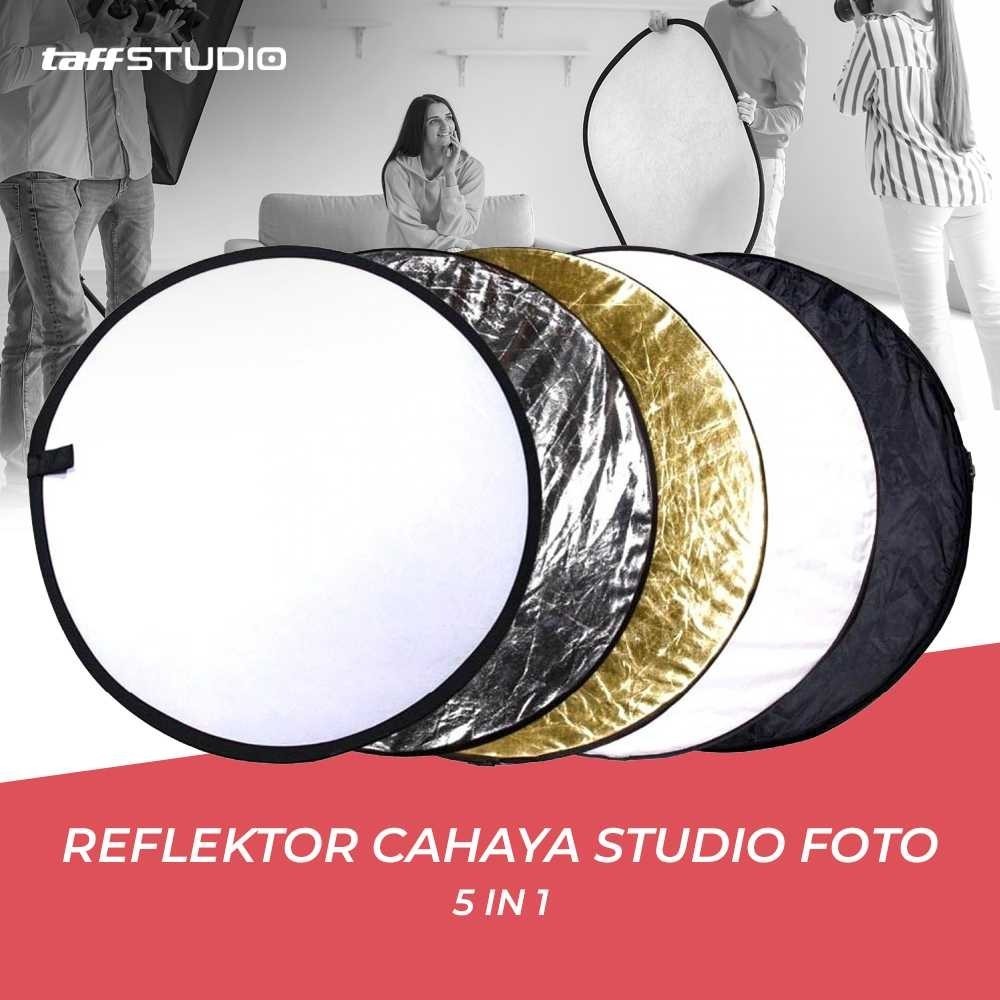Jual 5 PCS Reflektor Cahaya Fotografi Studio Diffuser 58cm / TaffSTUDIO ...