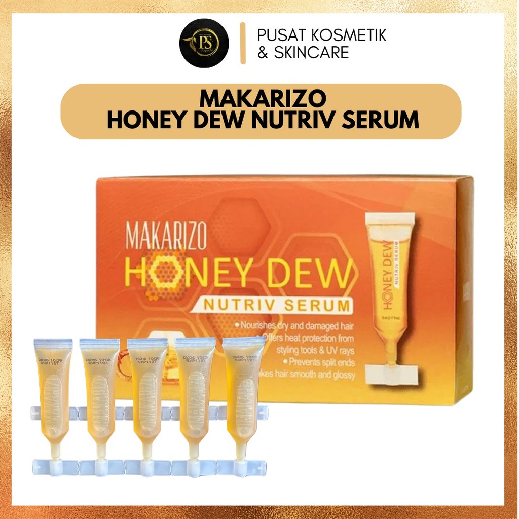 Jual Makarizo Professional Honey Dew Nutriv Serum 5 x 5 Ml - Nourishes Dry and Damaged Hair ...