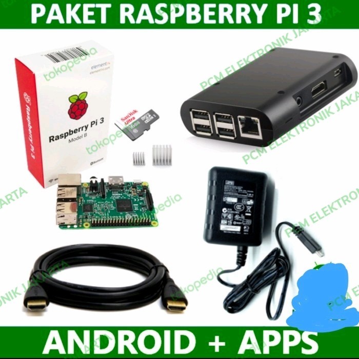 Jual SB99 paket lengkap mini pc os android raspberry pi 3 model b+aplikasi | Shopee Indonesia