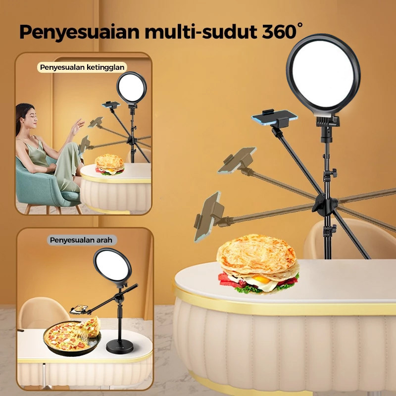 Jual Supernova 10 inch Lampu Foto Led Lampu Lighting Lampu Sorot Lighting Studio+Tripod Lampu ...