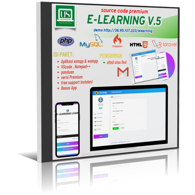 Jual Source Code E-Learning dan Kirim Tugas v5 premium app | Shopee Indonesia