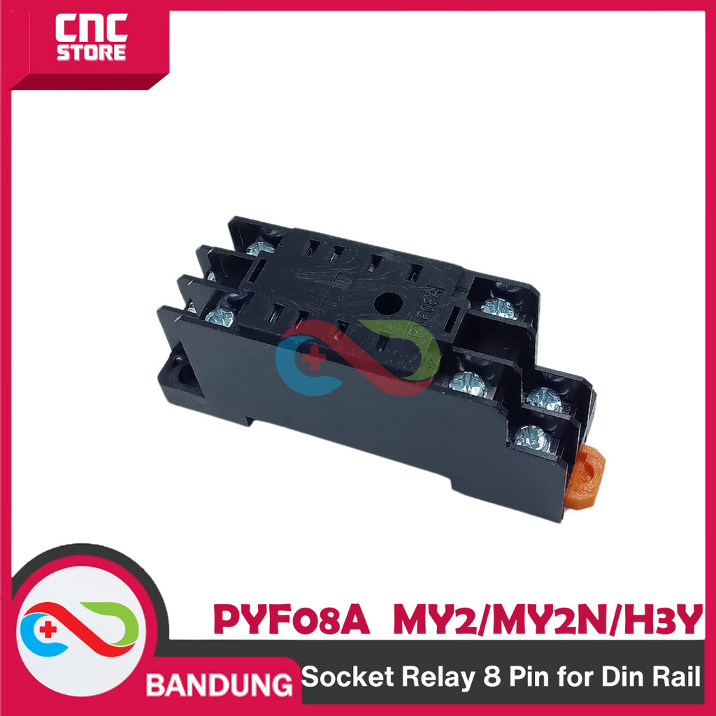 Jual SOKET RELAY 8 PIN - PYF08A Socket Relay Soket RELAY 8pin 8 PIN (RELAY 8 KAKI MY2, MY2N, dan ...