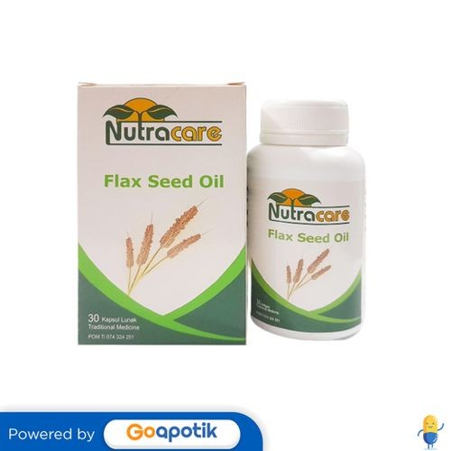 Jual Nutra Care Flax Seed Oil Box 30 Kapsul | Shopee Indonesia
