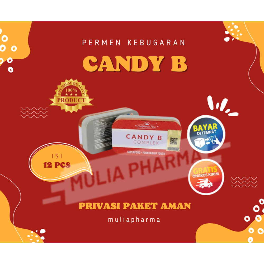Jual BARUU Mulia Pharma - Vitamin B Complex Permen Candy Candi Bayar Cod | Shopee Indonesia