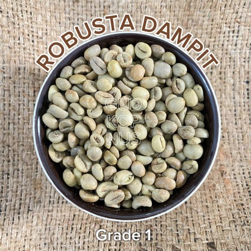 Jual Green Bean Robusta Dampit Natural Grade 1 - Biji Kopi Mentah 1kg ...