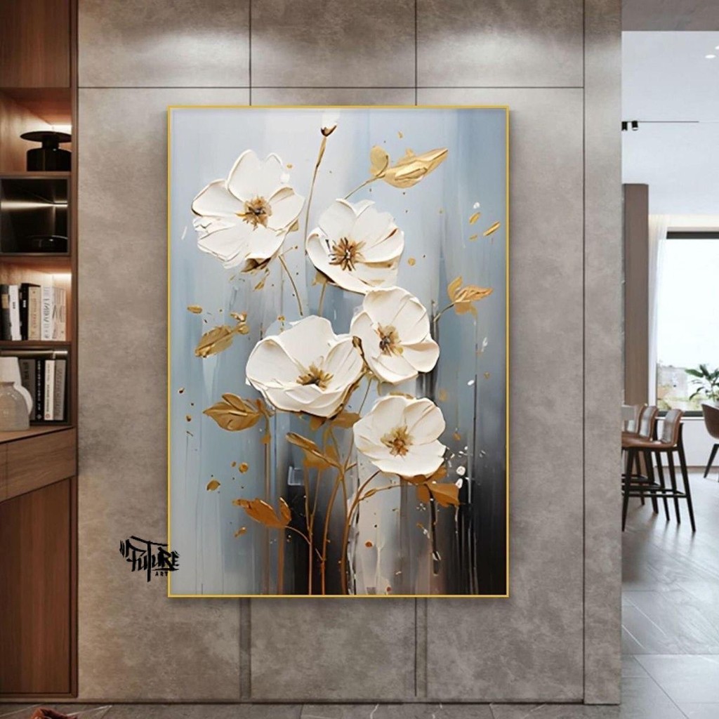 Jual Lukisan Dinding Bunga Minimalis dengan Bingkai Fiber - Future Art ...
