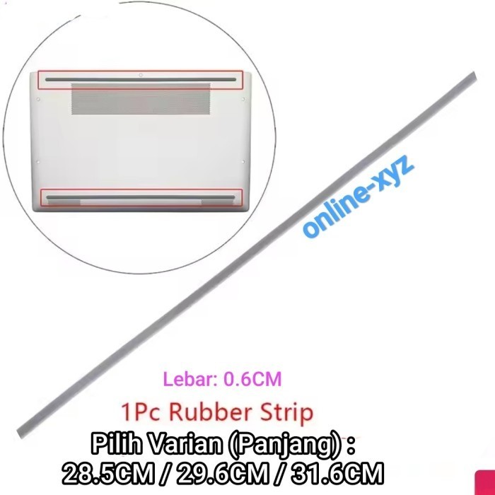 Jual laptop Rubber feet strip HP 14 14s 15 15s 240 245 250 255 260 G4 ...