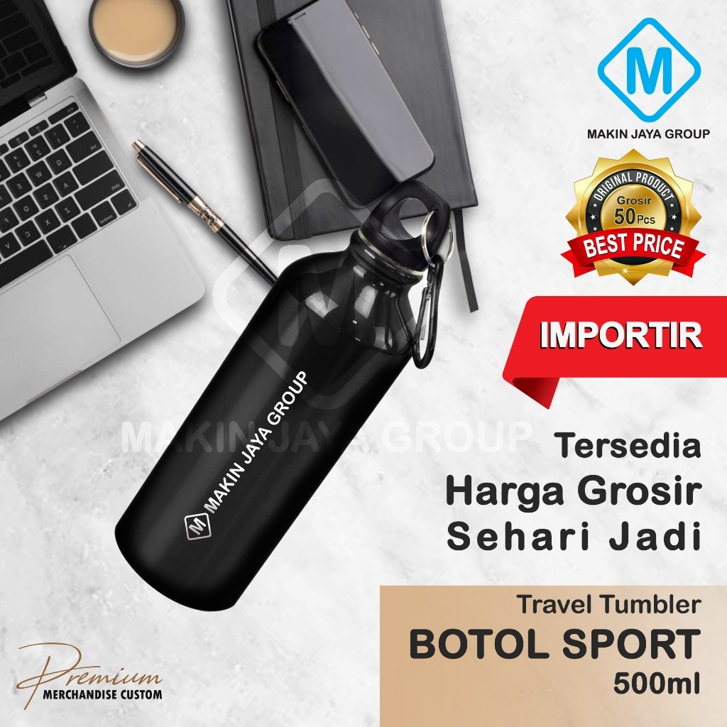 Jual 11_Store CUSTOM GRAFIR LASER BOTOL SPORT 500ML BOTOL CARABINER ...