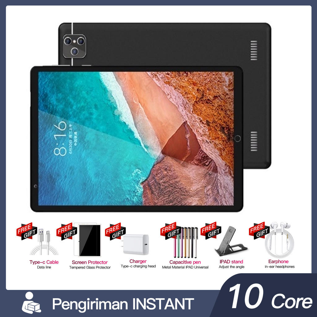 Jual [Bisa COD]Tablet Android 8.0Inch RAM 12GB 512GB ROM 5G Wifi S11D ...