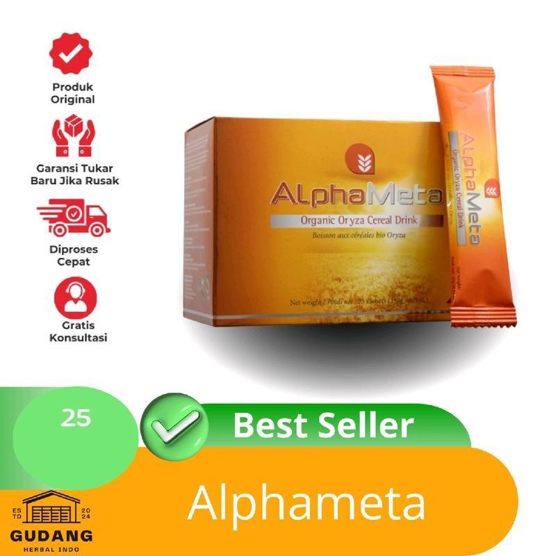 Jual AlphaMeta ( Isi 25 Sachet ) / AlphaMeta Original AlphaMeta Nutrisi ...