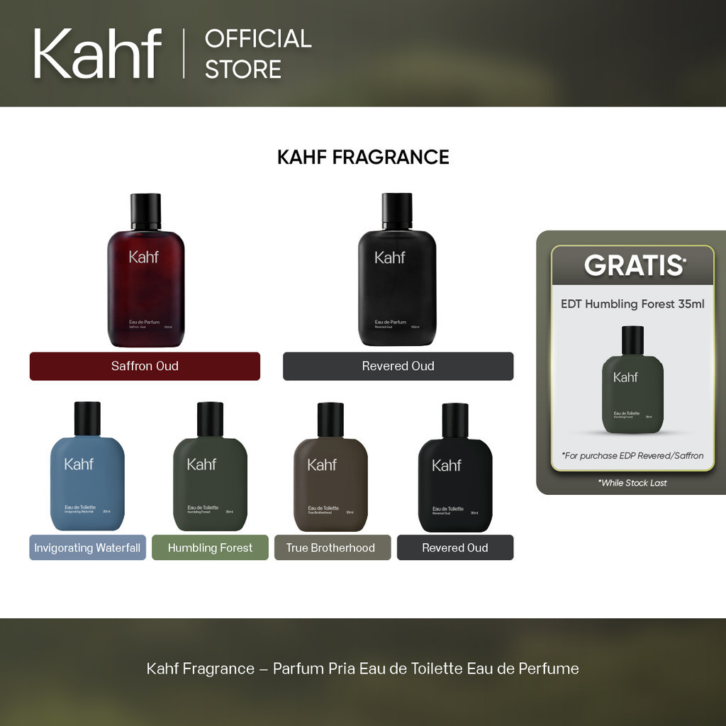 Jual Kahf Fragrance - Parfum Pria Eau de Toilette Eau de Perfume EDT ...
