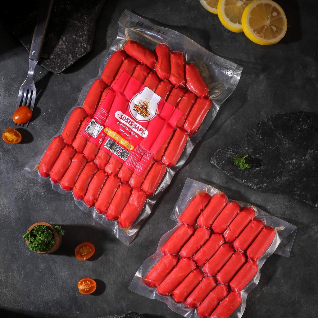Jual Kraukk Sosis Cocktail Merah 500gr (18s) Enak | Shopee Indonesia