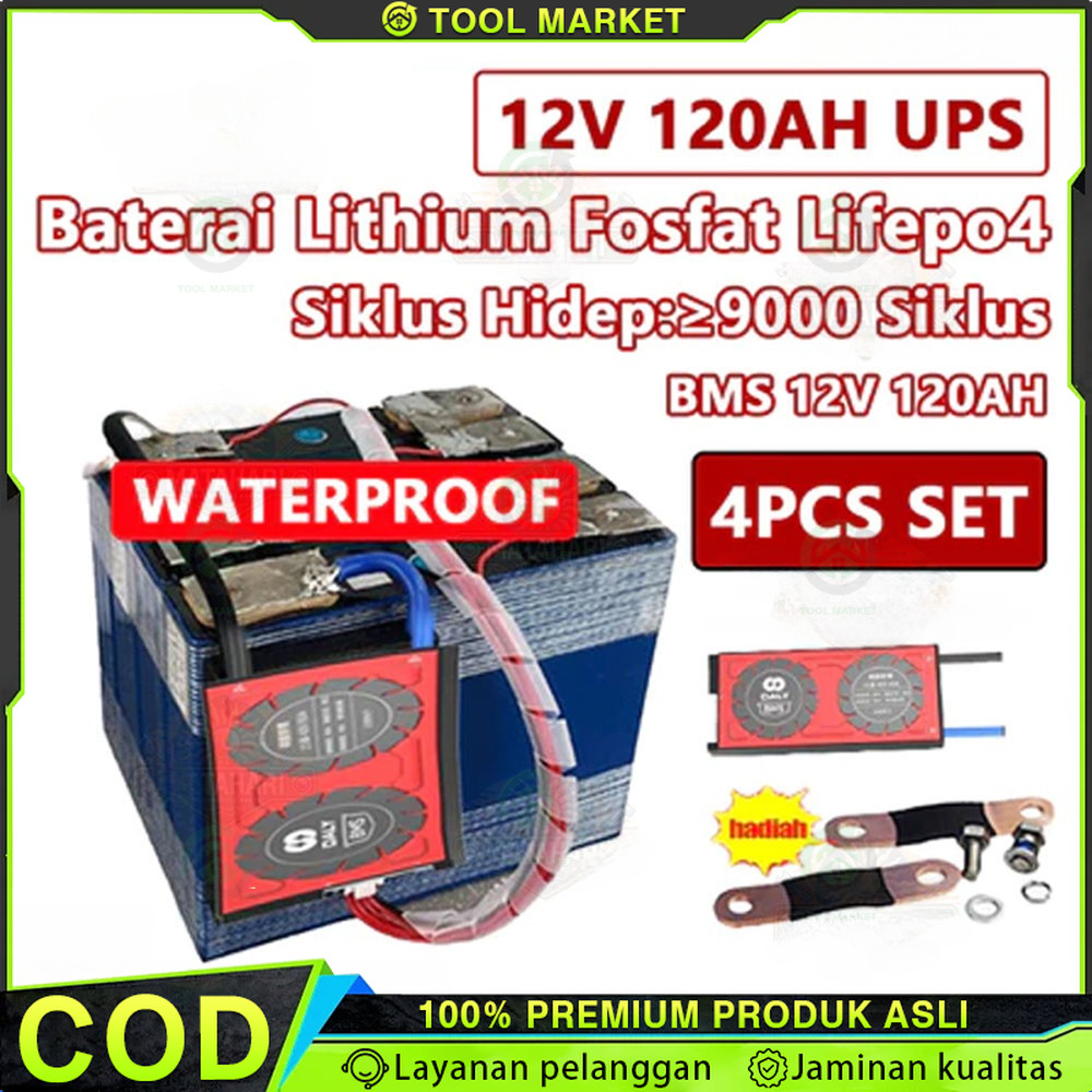 Jual CATL/BYD EVE Battery Lifepo4 12v 120ah/100AH Battery Lifepo4 12v 120ah 100ah plus BMS UPS ...