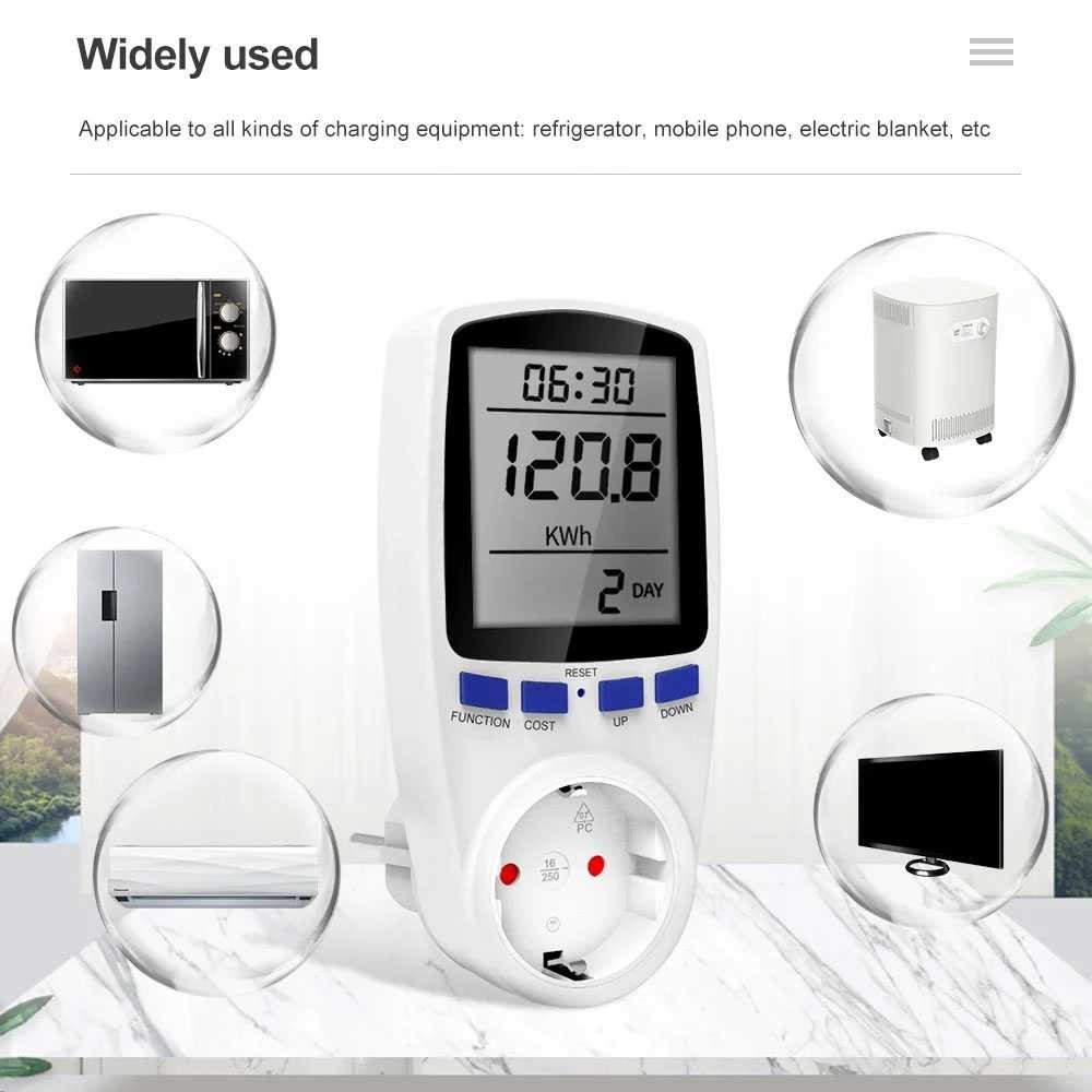 Jual Watt Meter Alat Ukur Volt Ampere kWh Meter Stop Kontak Voltmeter ...