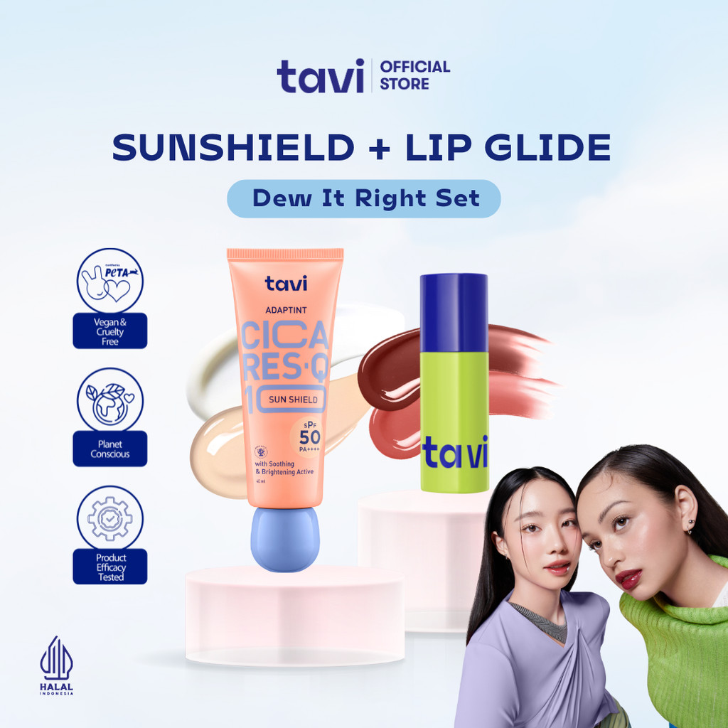Jual TAVI Tint & Shield - Tinted Sunscreen Skin Tint Ringan Lip Tint ...