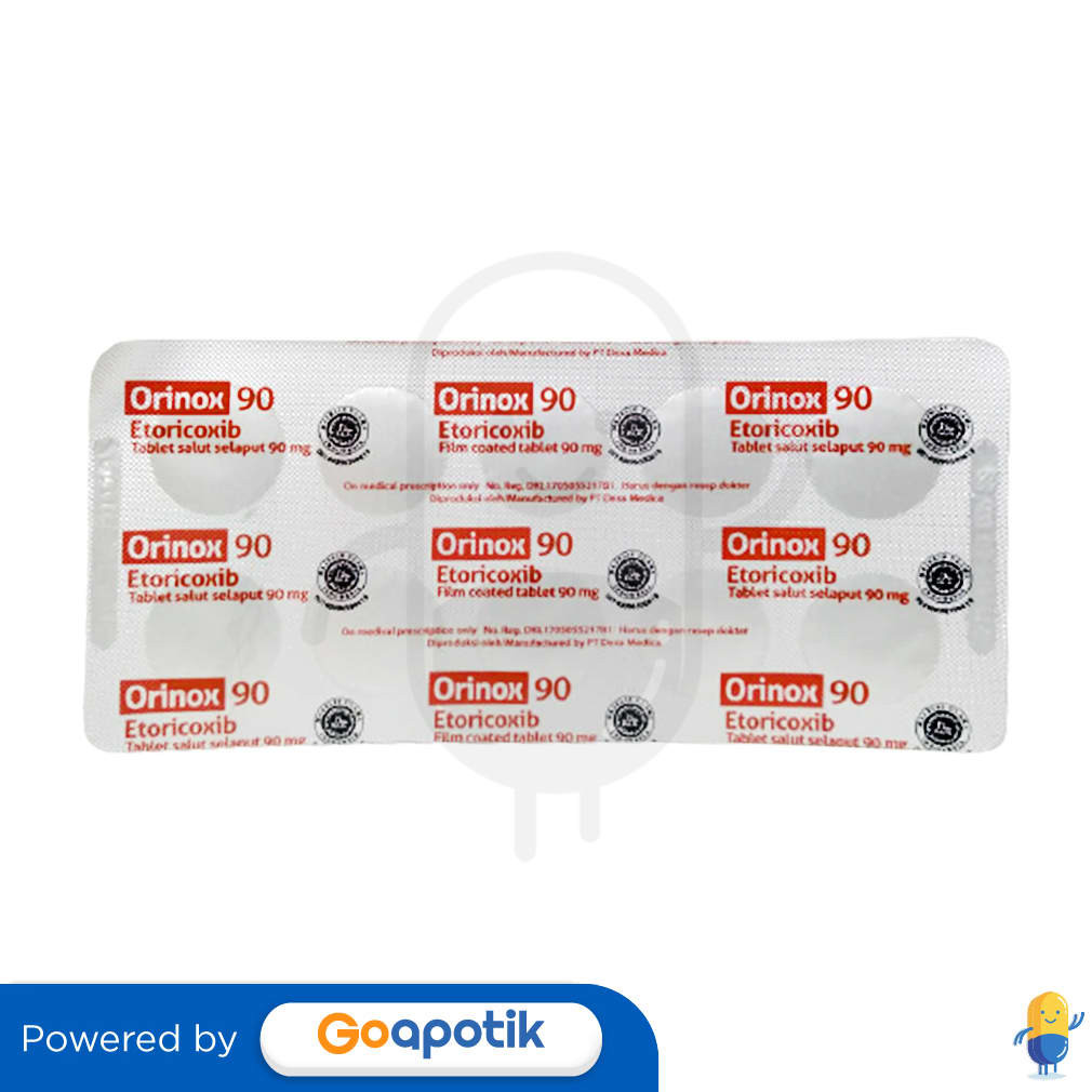 Jual Orinox 90 Mg Strip 10 Tablet | Shopee Indonesia
