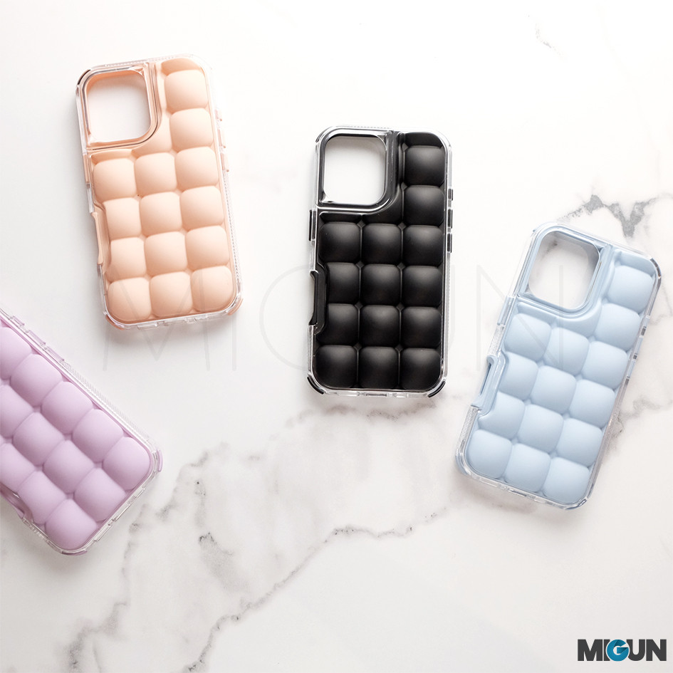 Jual Bubbly Puff Silicone Full Cover Soft Phone Case | Shopee Indonesia