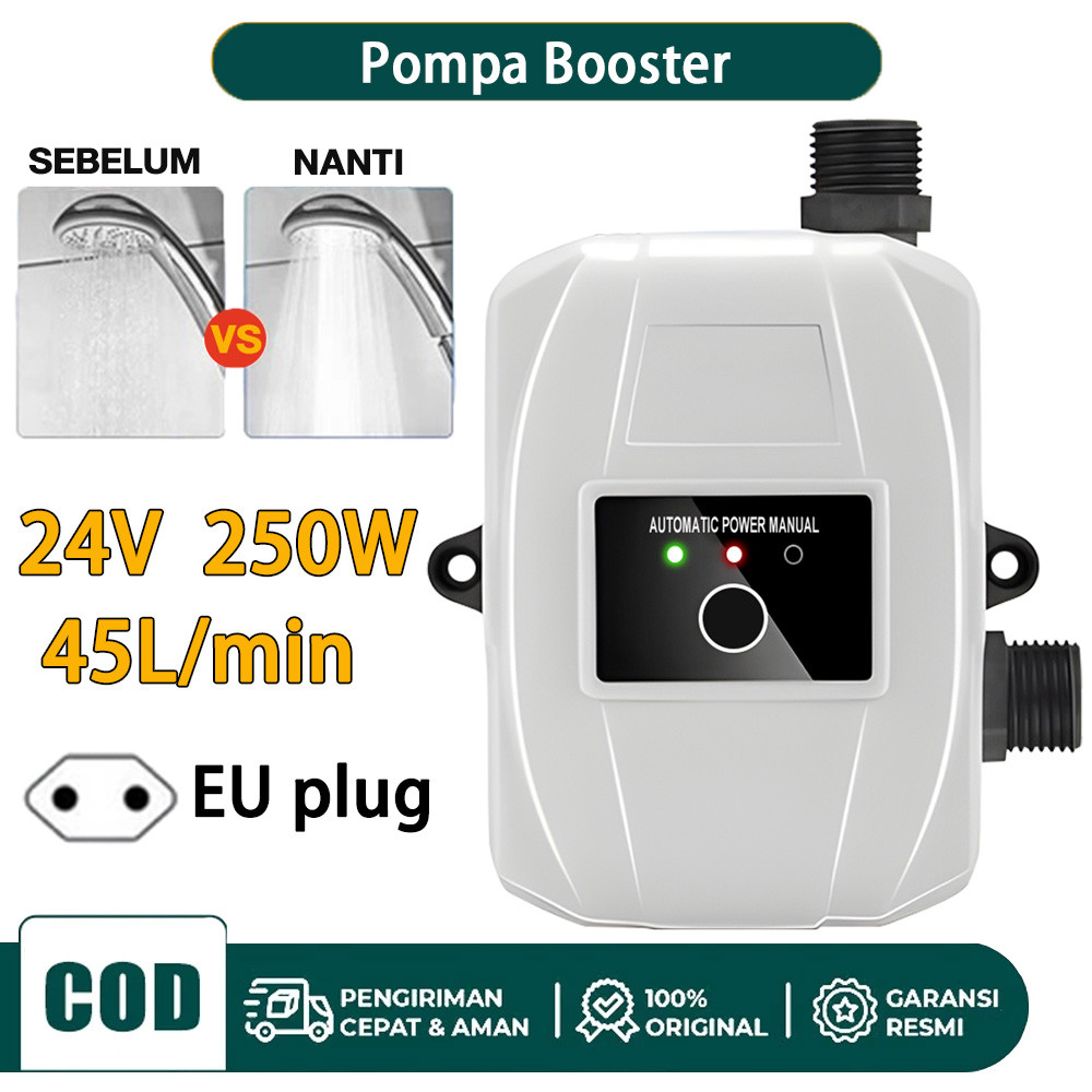 Jual MOKETA 250W Pompa Booster Pendorong Air Booster Pump Otomatis 45L ...