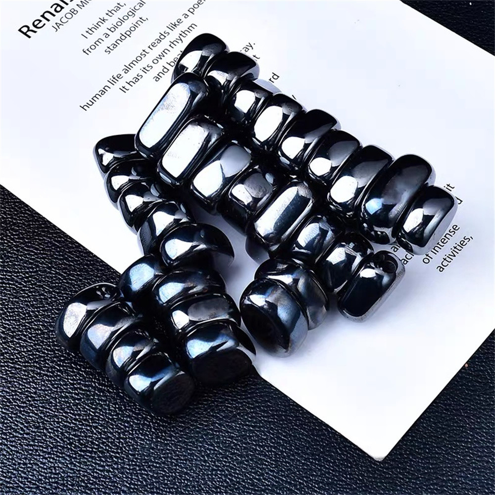 Jual Natural hematite rubble raw stone particles magnetite degaussed ...