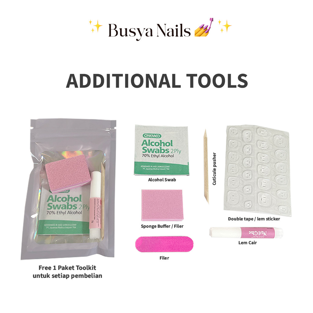 Jual Busya Nails - Additional Toolkit | Shopee Indonesia