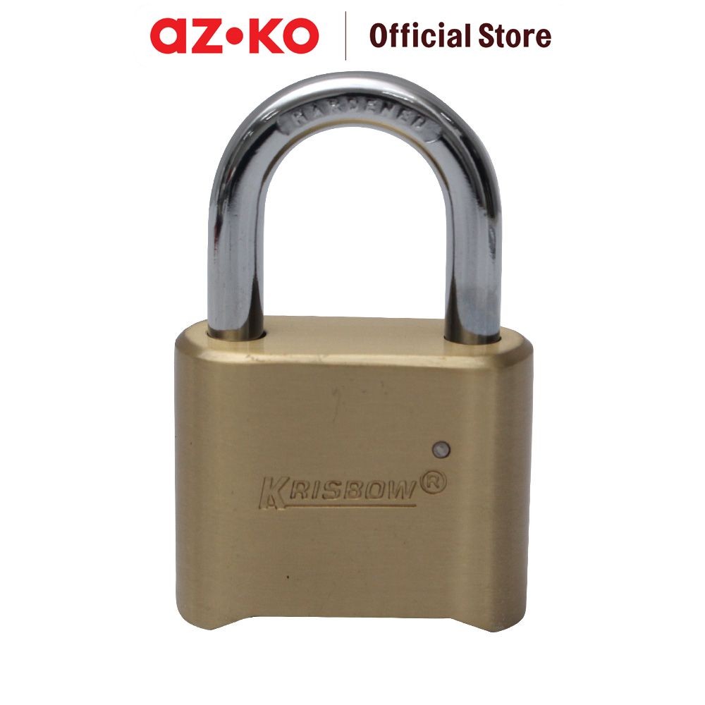 Jual AZKO Krisbow Gembok Dengan 4 Kombinasi Nomor Mc504 Steel Padlock ...